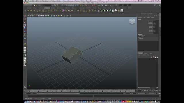 آموزش مایا Maya Channel Box Basics - نماشا